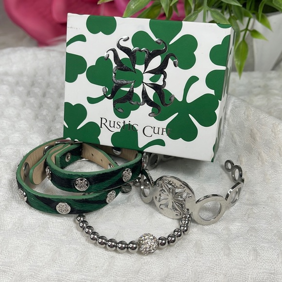 Rustic Cuff | Jewelry | 3 Rustic Cuffs Bracelets Macy Bangle Blair ...